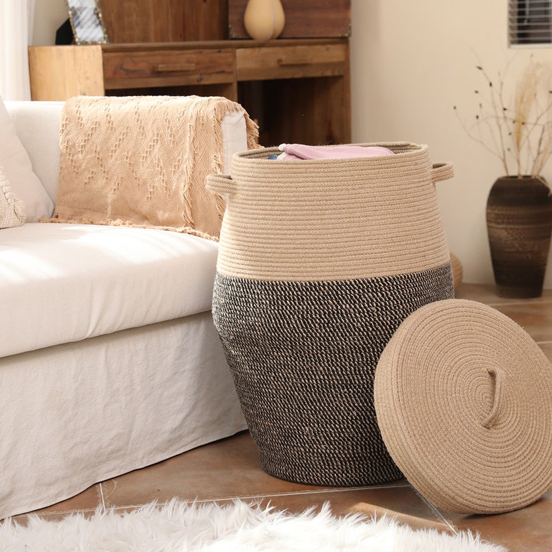 Basket With Lid - Etsy