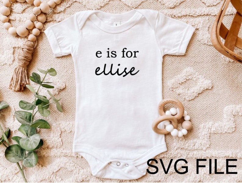 Custom Baby Name Reveal SVG File SVG File Custom Baby - Etsy