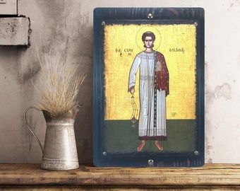 St Stephen Orthodox Icon - Etsy