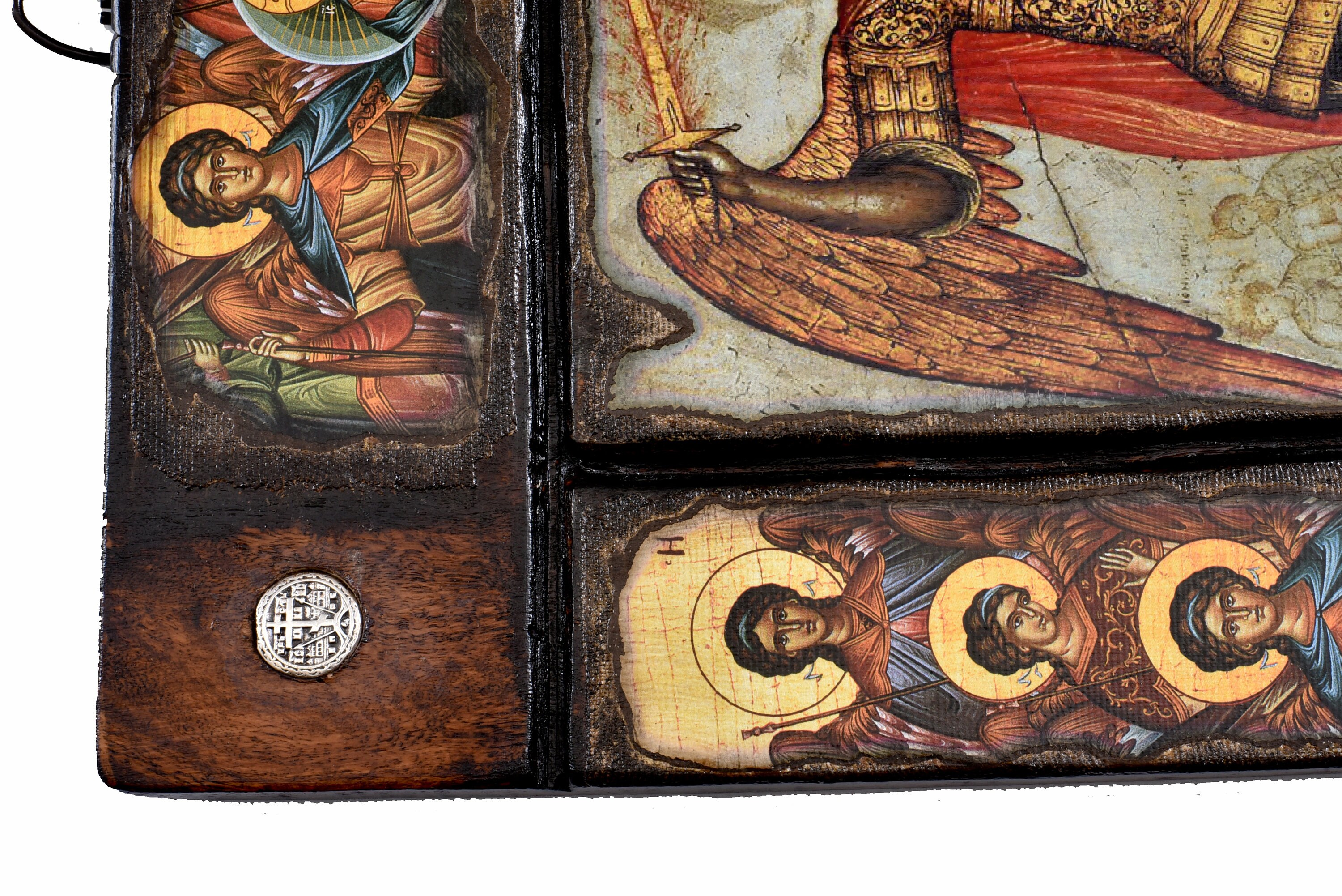 Archangel Michael , Synaxis of the Archangels, Handmade Wooden ...