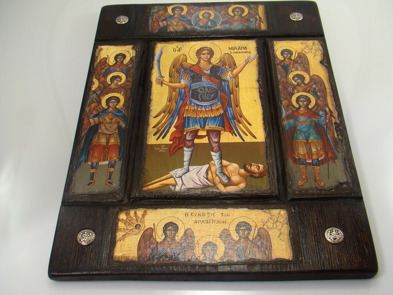 Archangel Michael the Panormitis Synaxis of the Archangels | Etsy
