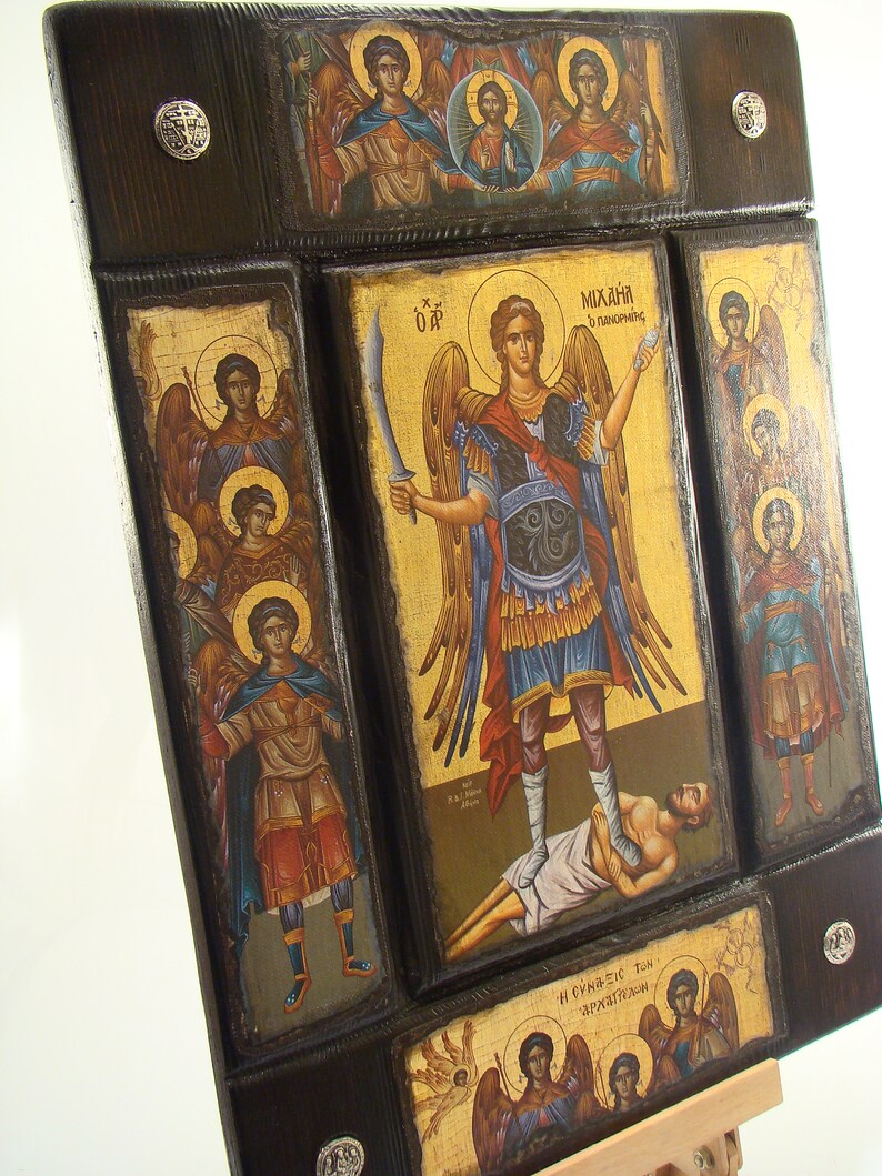 Archangel Michael the Panormitis Synaxis of the Archangels | Etsy