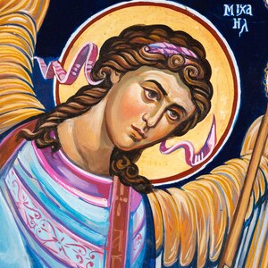Archangels, Τhe Divine Liturgy Hand Painted Byzantine Icon | Unique ...