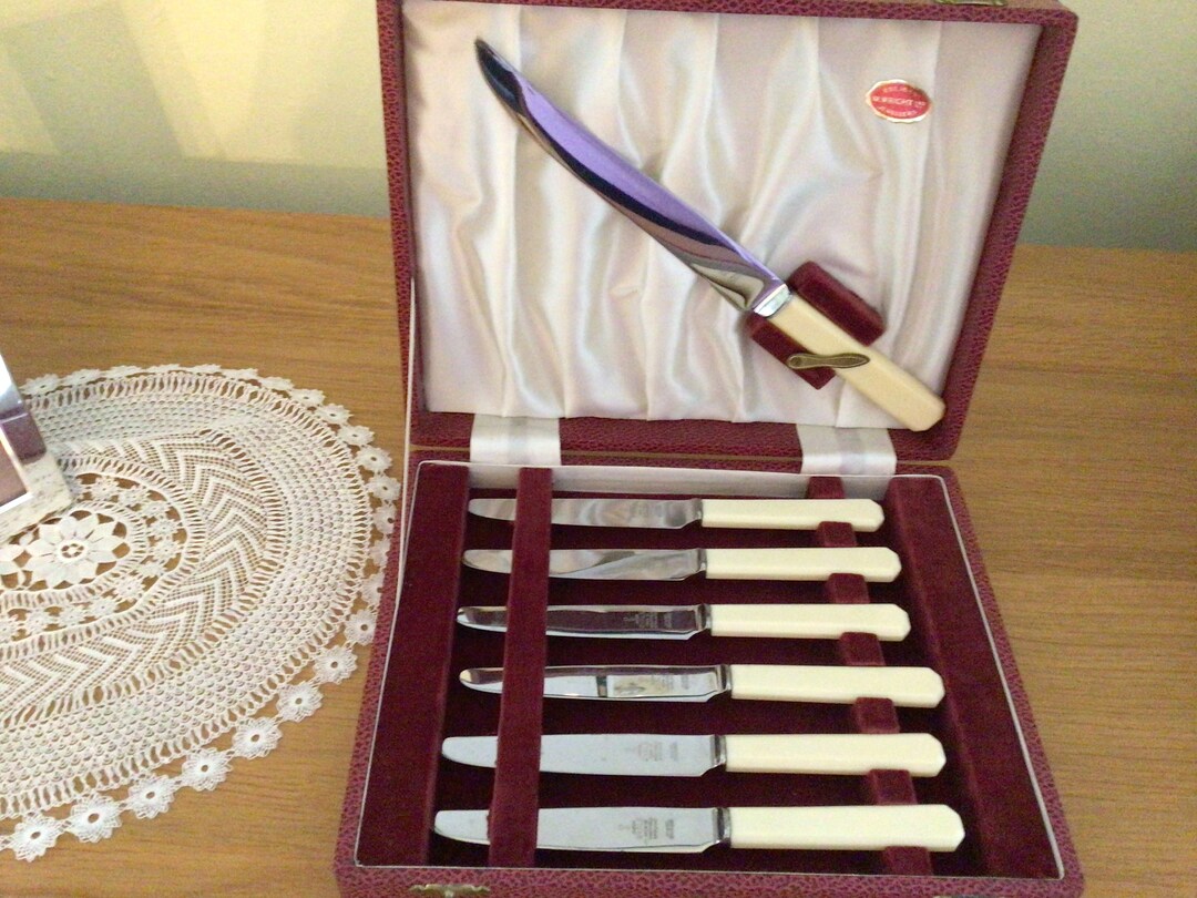 Art Deco Cake Serving Set. James Ryals Cutlery for 6. Teatime - Etsy