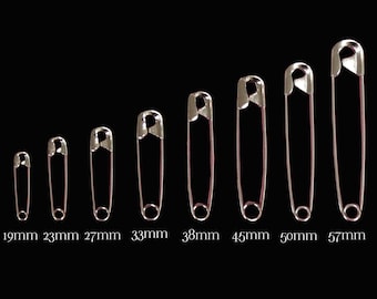 Silver Large Safety Pins Size 3 2 Inch 144 Pieces Premium Quality - Etsy