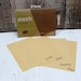 Stick'n Kraft Brown Rustic Sticky Notes Memo Pad Square - Etsy