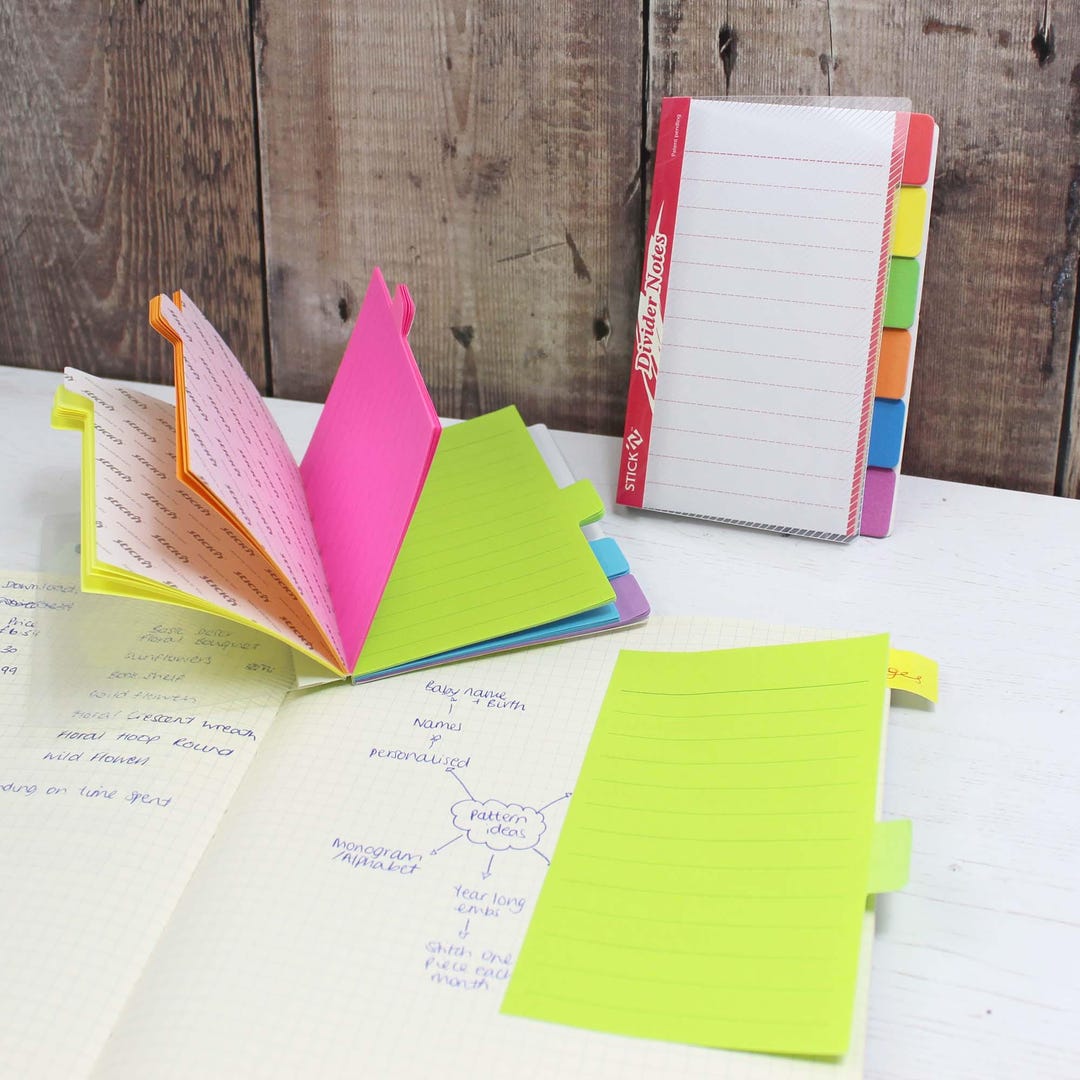 Stick'n Sticky Post Filing Tabs Index Divider Revision Cards Tracking ...