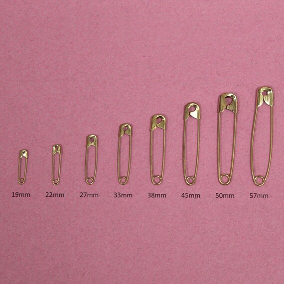 Premium Quality Gold Safety Pins Made From Hardened Steel Pin | Etsy
