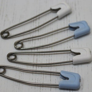 Quality Nappy Pins Baby Safety Snap Lock Plastic Cap Diaper Pins in 4 ...