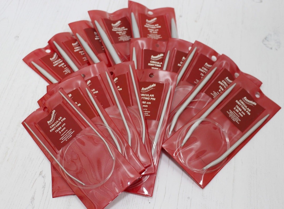 Circular Knitting Pins Whitecroft Essentials Knit Needles in 17 Sizes ...