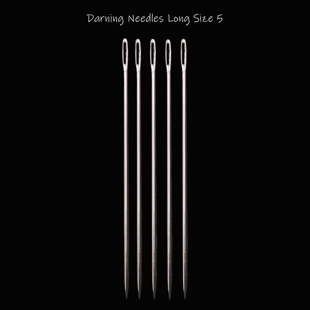 Crafty Hand Sewing Needles Darning Finishing Long Sew Needle Size 5 ...