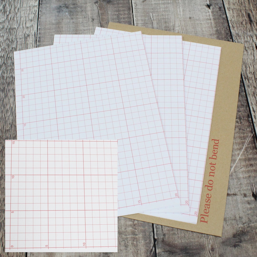 Dressmaker's Pattern Paper Quilters Graph Squared Grid for Cutting ...