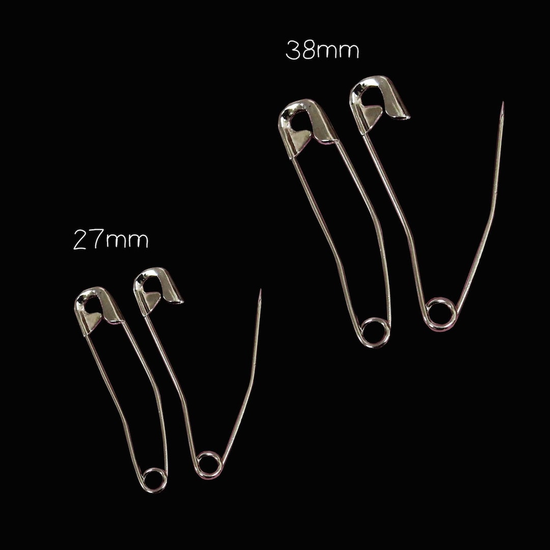 Quilters Curved Safety Pins for Quilting & Basting in 2 Sizes Small to ...