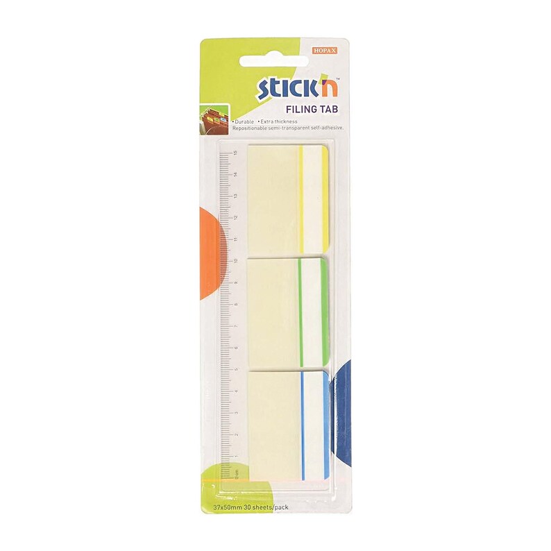 Stick'n Sticky Post Filing Tabs Index Divider Revision Cards Tracking ...