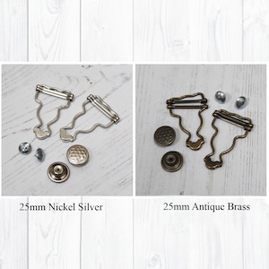 Dungaree Bib and Brace Clips Clasp 2 Sizes With Jeans Buttons and ...