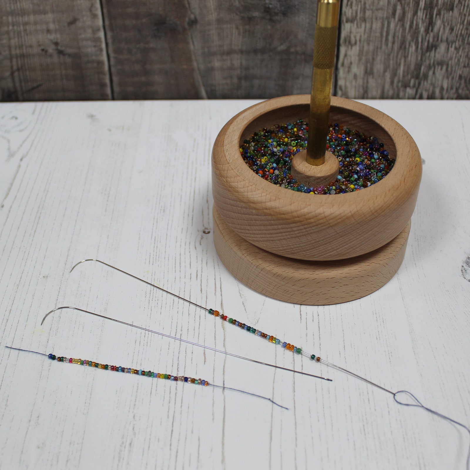 Nurge Jewellery Making Seed Bead Stringing Tool Beading Spinner Bowl - Etsy