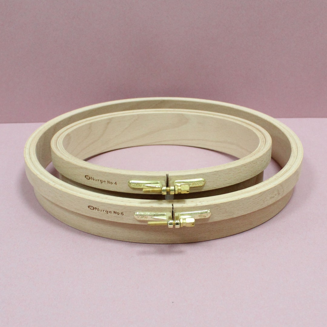 Nurge Wooden Punch Embroidery Hoops 190mm and 250mm - Etsy
