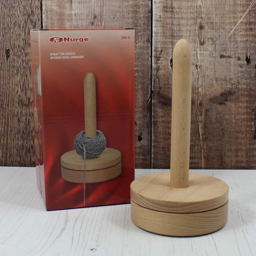 Nurge Large Wool Holder Knitting Yarn Revolving Butler - Etsy