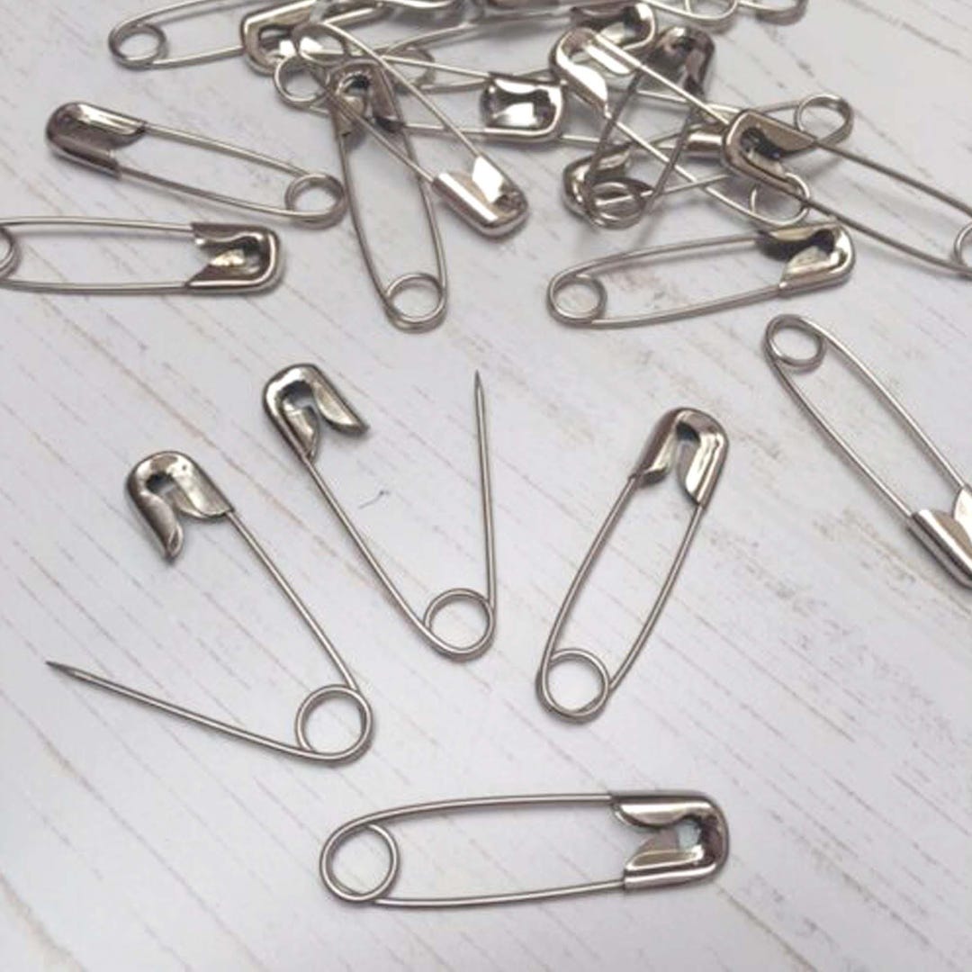 Large Coil 40mm Safety Pins for Laundry ID Clothes Marking & Tagging - Etsy