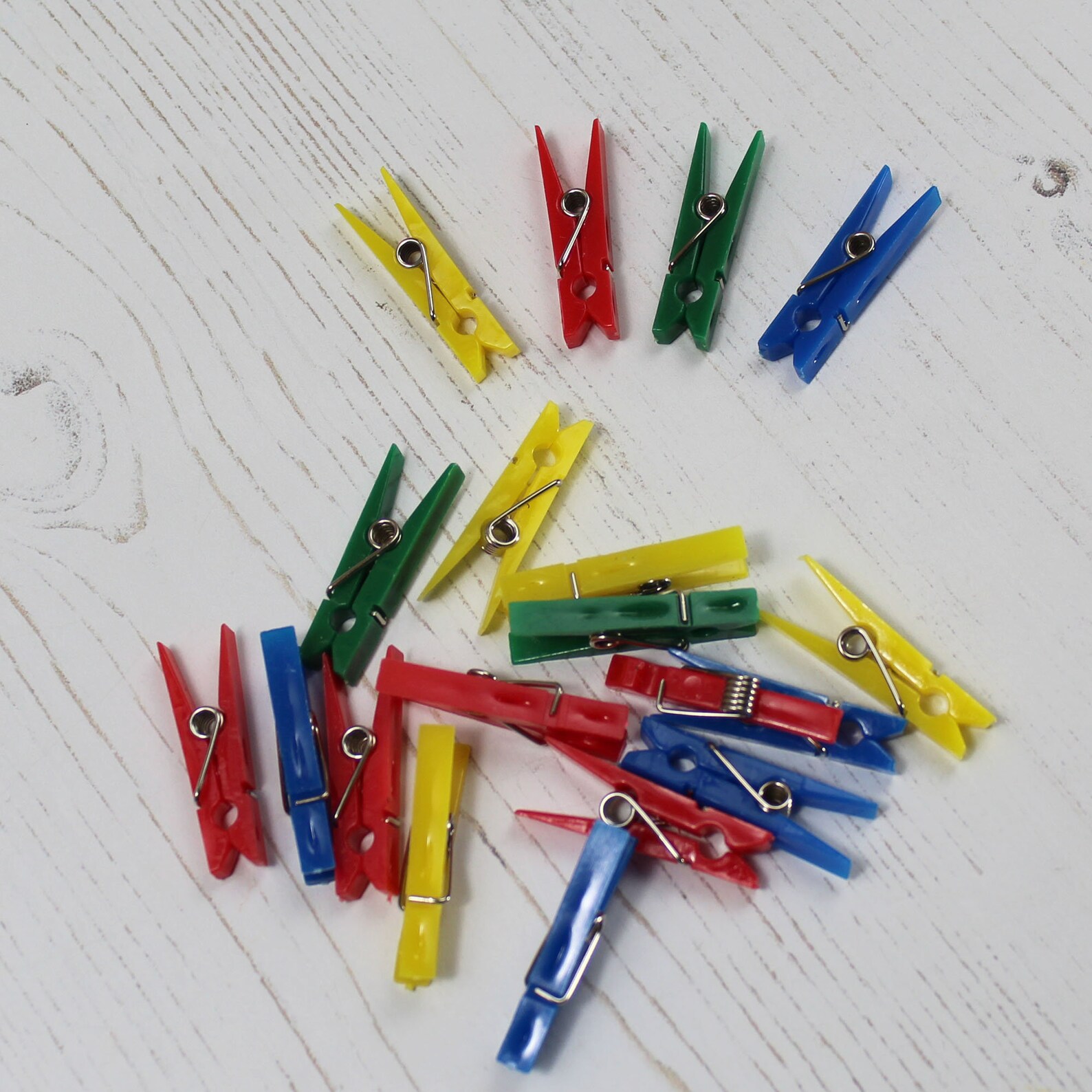 Plastic Mini Pegs 5 Coloured Options for Paper Card Picture & | Etsy