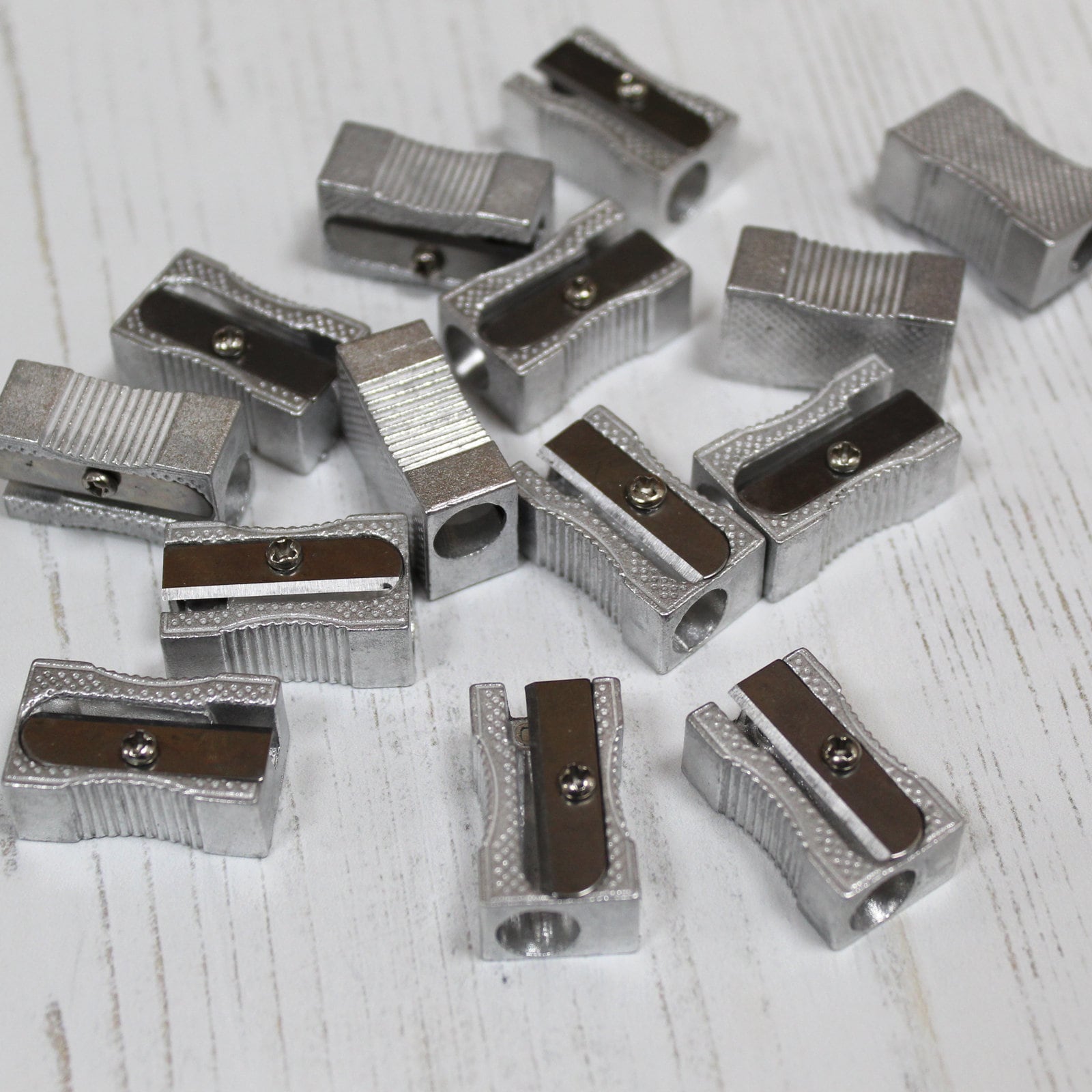 Metal Pencil Sharpeners Single Hole Manual Sharpener for School Home ...