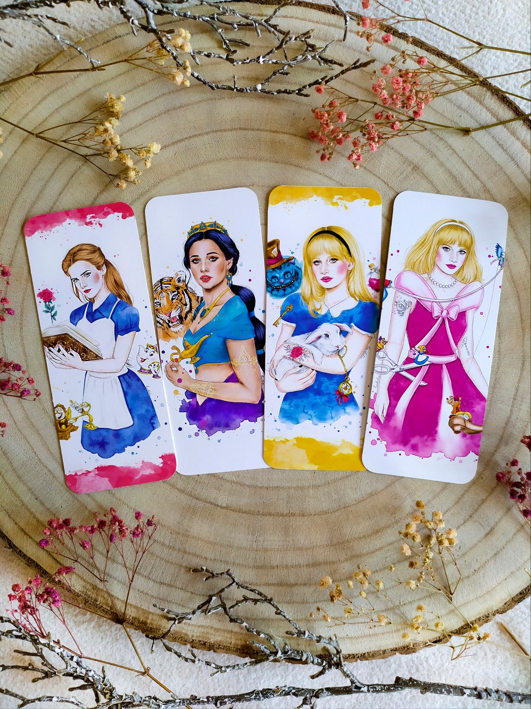 Disney Princess Bookmark - Etsy