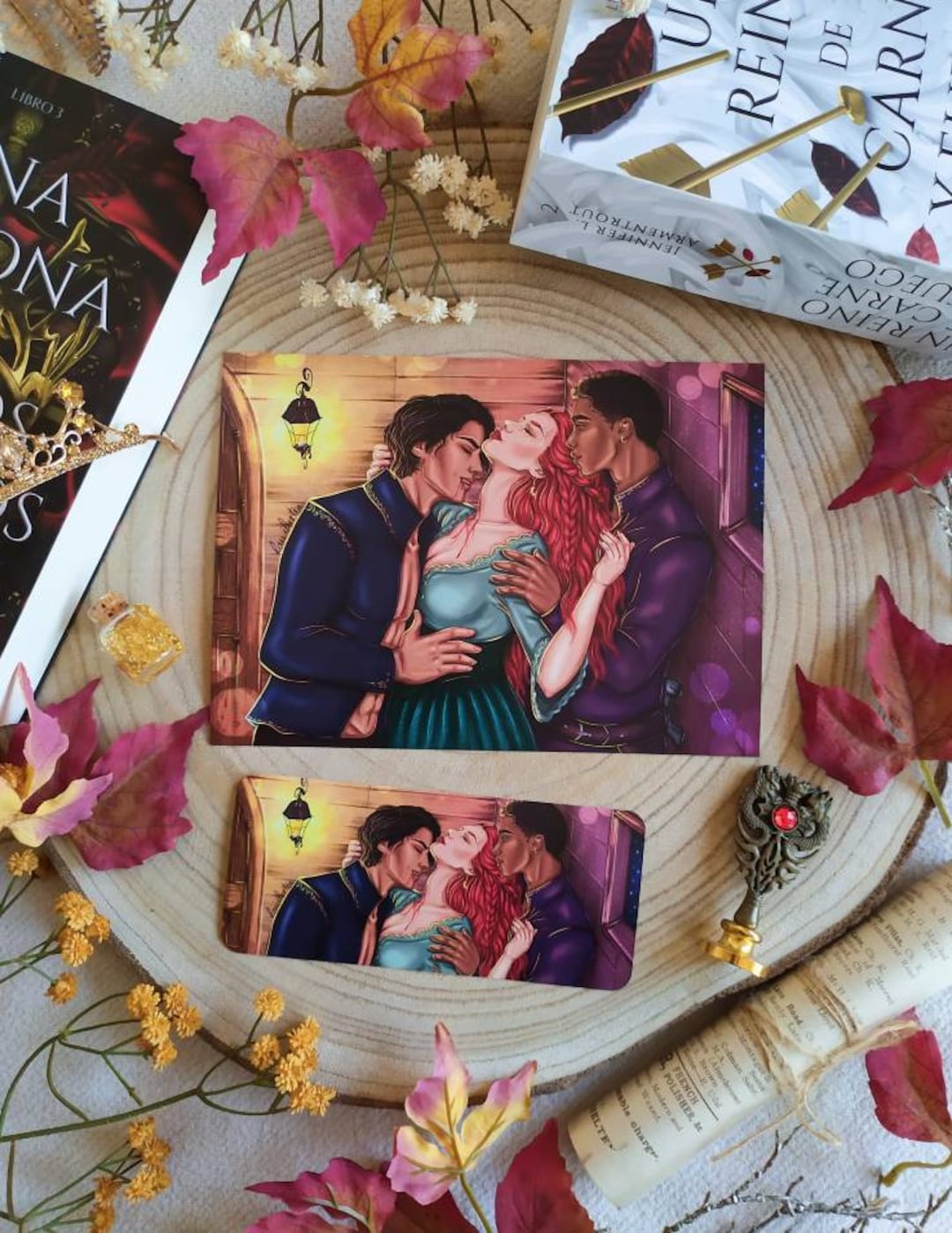 Poppy+casteel+kieran Bookmark/print, FBAA. Book Accessories - Etsy