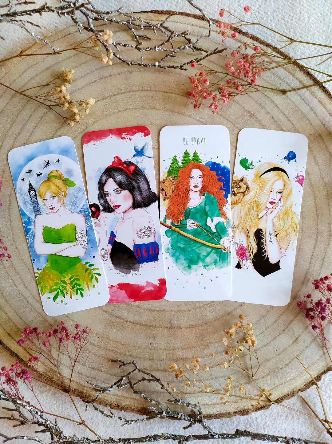 Disney Princess Bookmark - Etsy