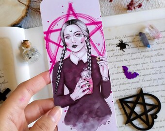 Wednesday Bookmark - Etsy