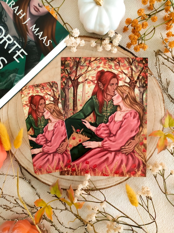 Elucien Print/bookmark Shiny Effect Lucien & Elain - Etsy