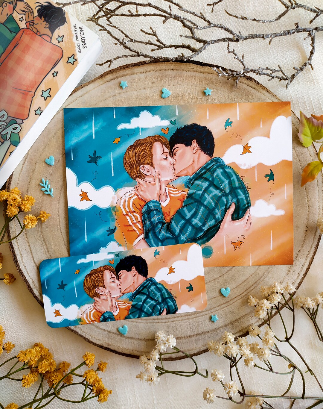 Heartstopper Bookmark/ Print, Nick & Charlie - Etsy