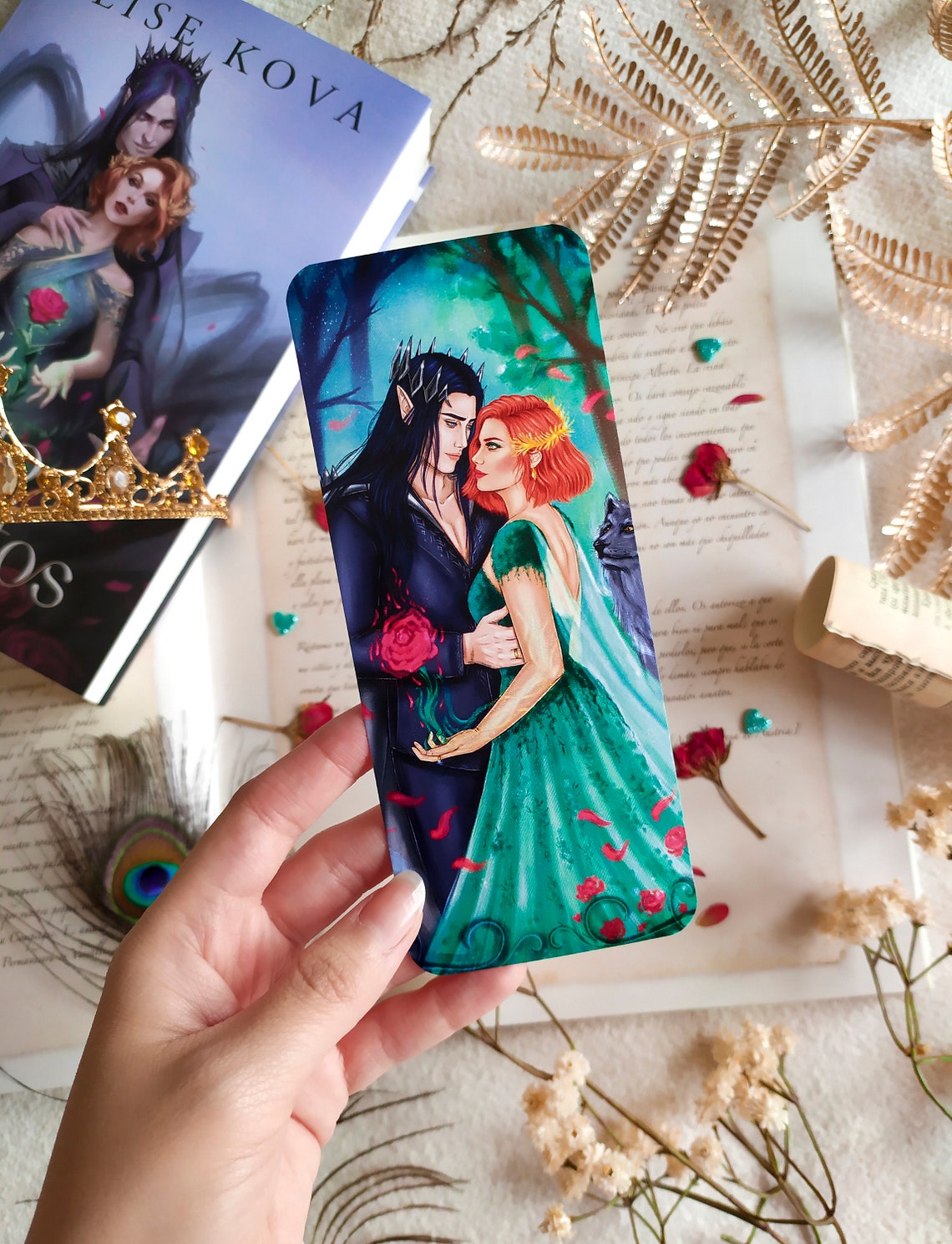 Print/bookmark Eldas & Luella A Deal With the Elf King Elise - Etsy