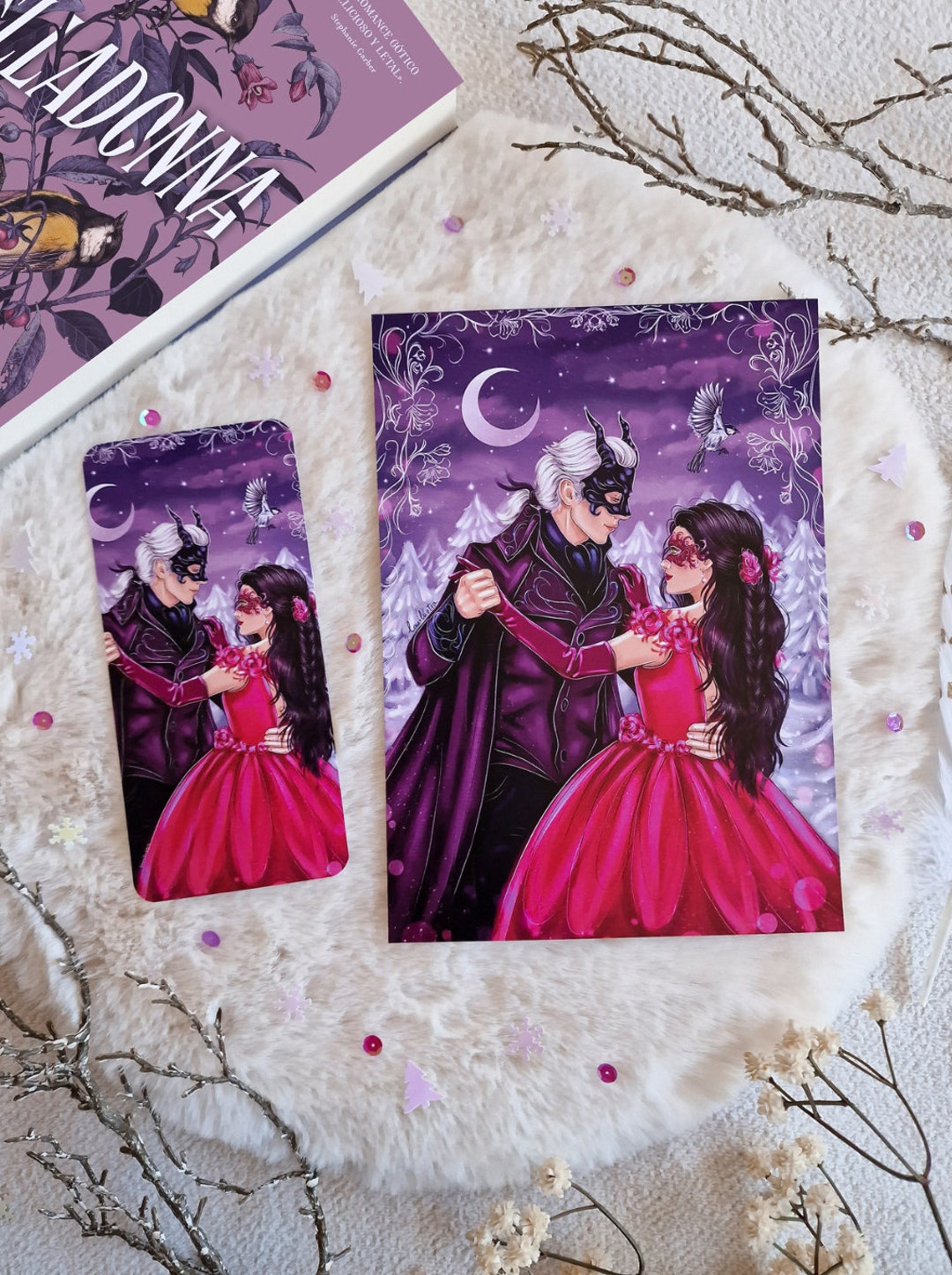 Belladonna, Print/bookmark, Signa Farrow - Etsy