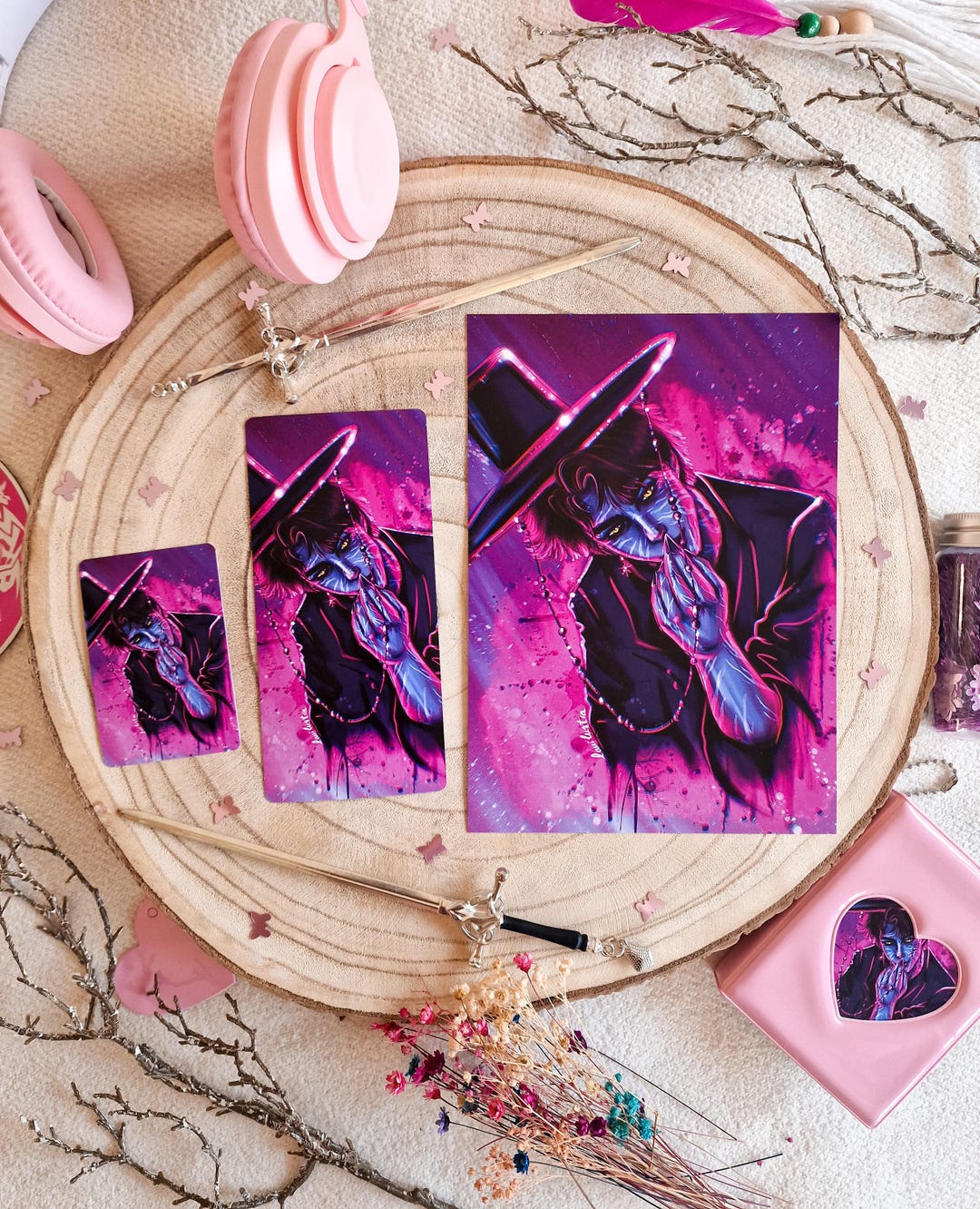 J1nu, Kp0p Dem0n Huntrs. Saj4 B0ys. Bookmark, Print. Book Accessories ...