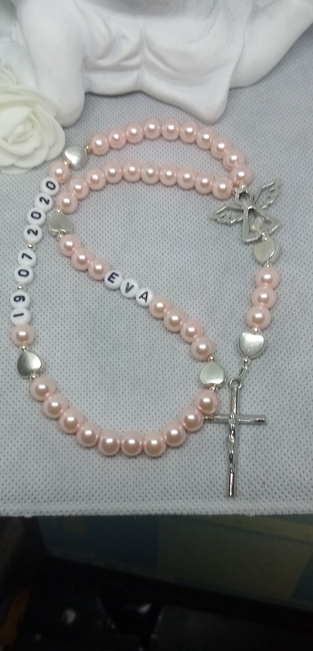 Rosary With Name and Date Personalized Ideal Gift for Baptism ...