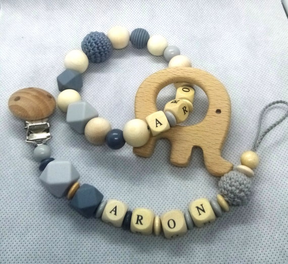 Pacifier Necklace Set Girl Boy Pacifier Necklace Beissring | Etsy