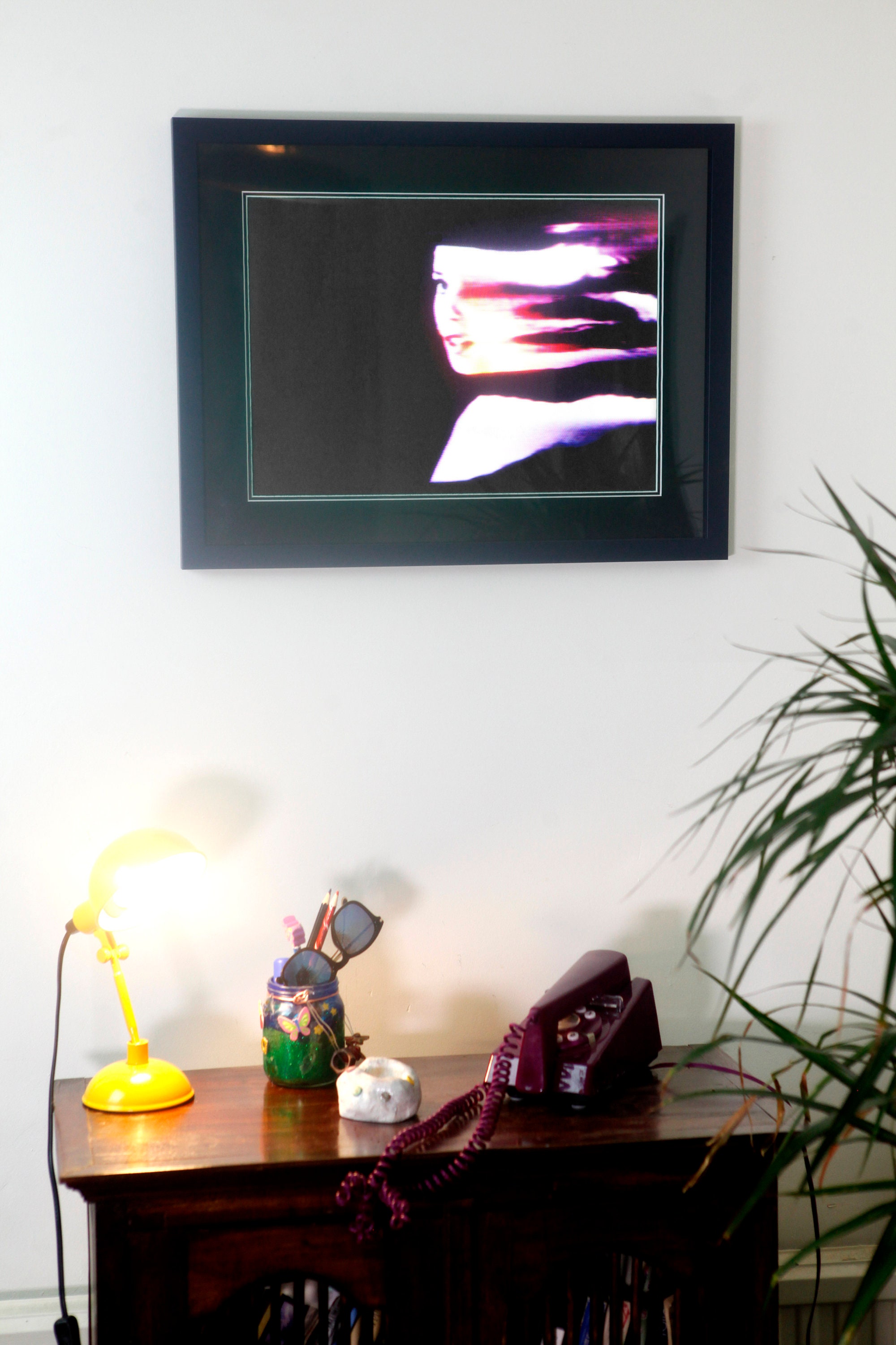 Glitch Effect on Jane Birkin Experimental Digital Print With VHS ...
