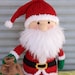 Knitting Pattern. PDF Digital Download. Santa Claus Shelf Sitter ...