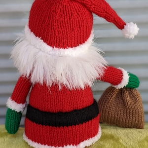 Knitting Pattern. PDF Digital Download. Santa Claus Shelf Sitter ...