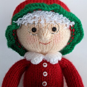 Knitting Pattern. PDF Digital Download. Mrs Claus Shelf Sitter Pattern ...