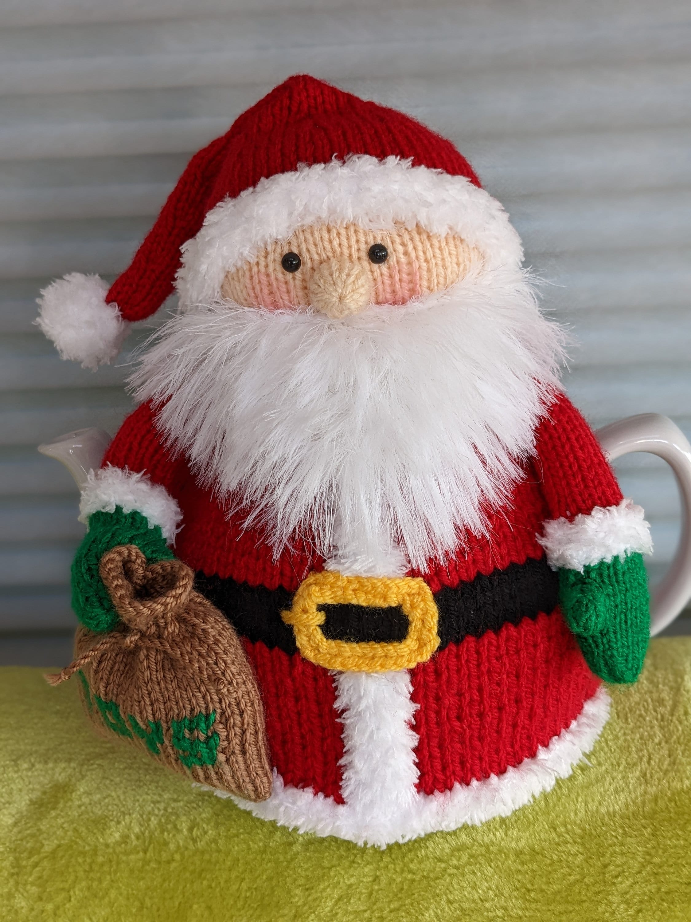 Tea Cosy Knitting Pattern. PDF Digital Download. Santa Claus. Tea Cosy ...