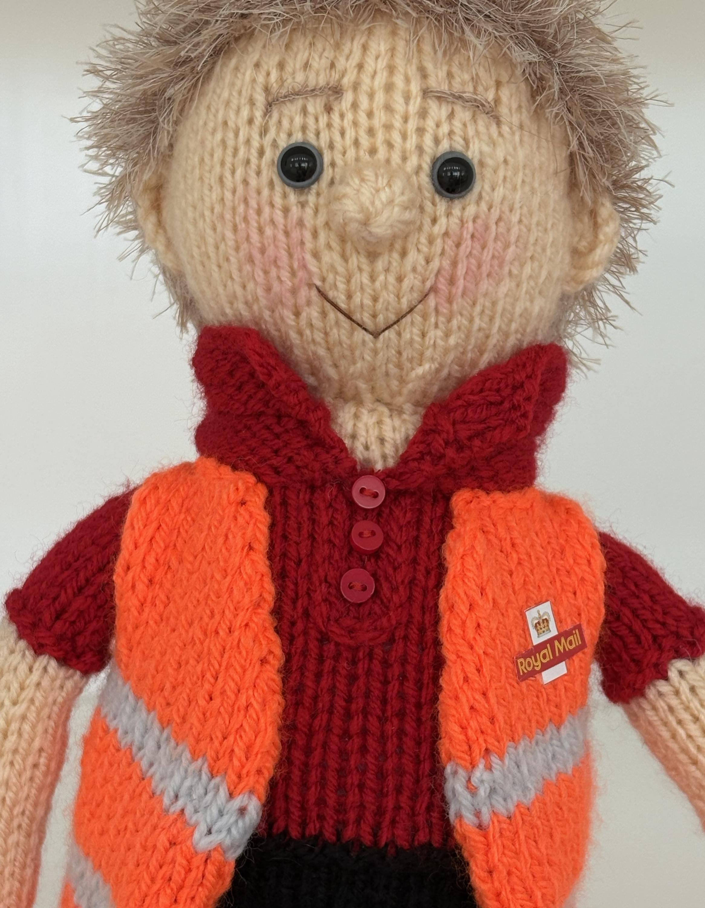 Knitting Pattern. PDF Digital Download. Postman Pete Shelf Sitter ...