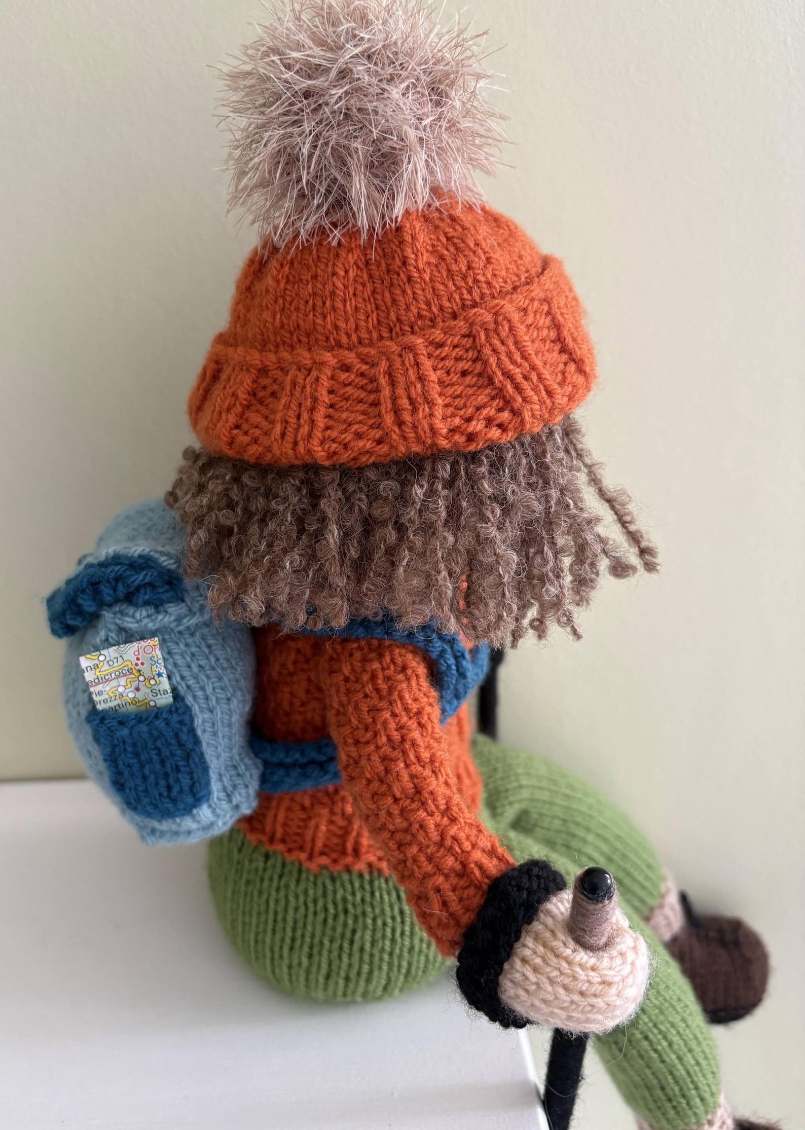 Knitting Pattern. PDF Digital Download. Hetty and Henry Go Hiking Shelf ...