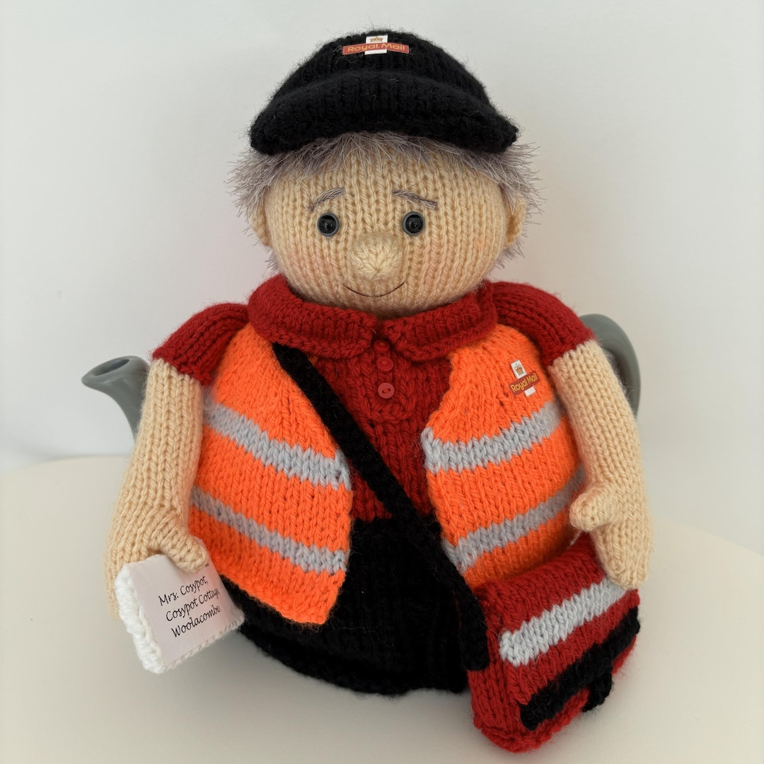 Knitting Pattern. PDF Digital Download. Postman Pete Tea Cosy to Fit a ...