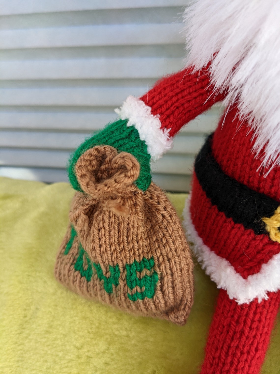 Knitting Pattern. PDF Digital Download. Santa Claus Shelf Sitter ...