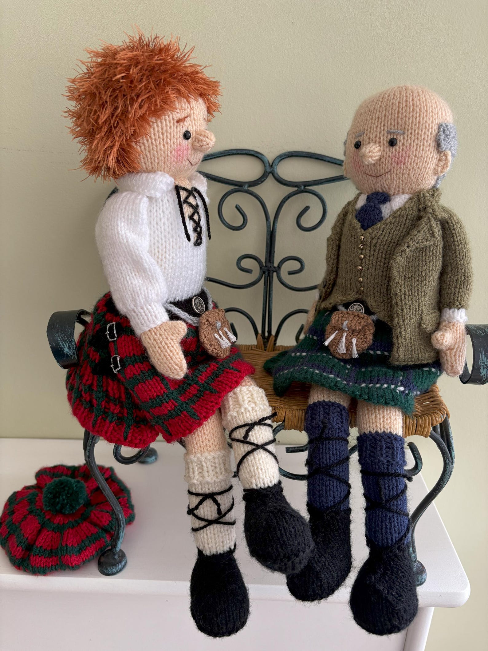 Knitting Pattern. PDF Digital Download. the Mckilties Shelf Sitters ...