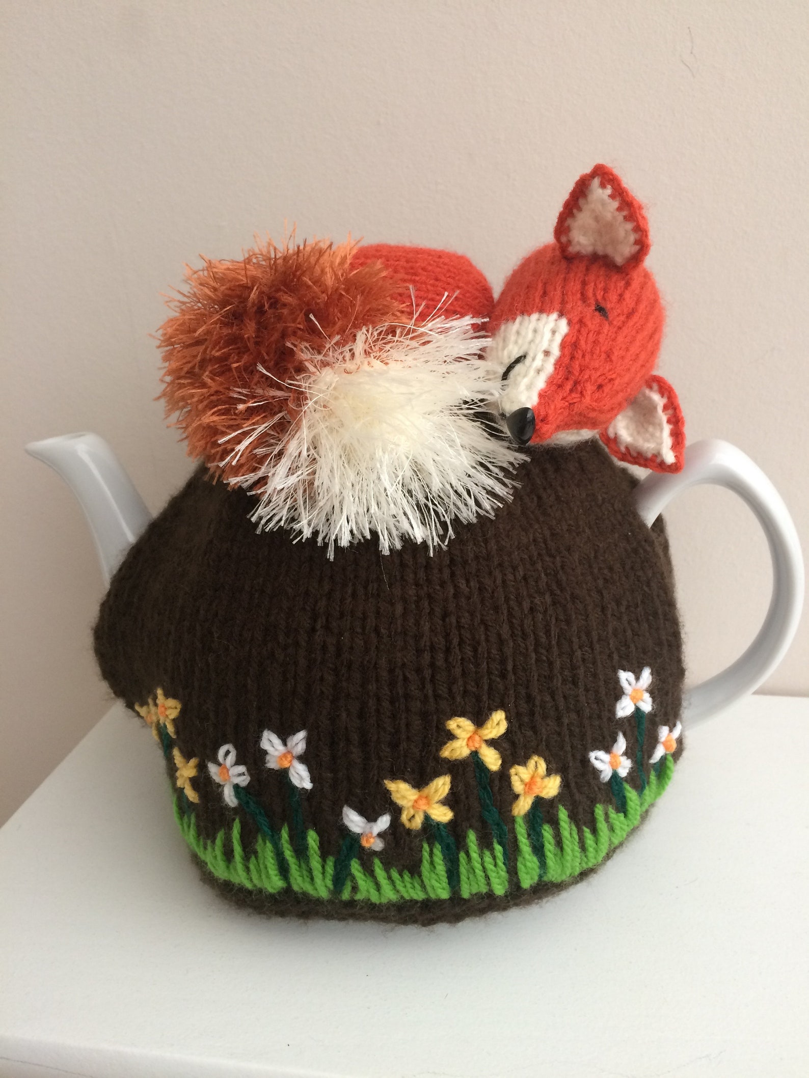 Knitting Pattern. PDF Digital Download. Sleeping Fox in the - Etsy