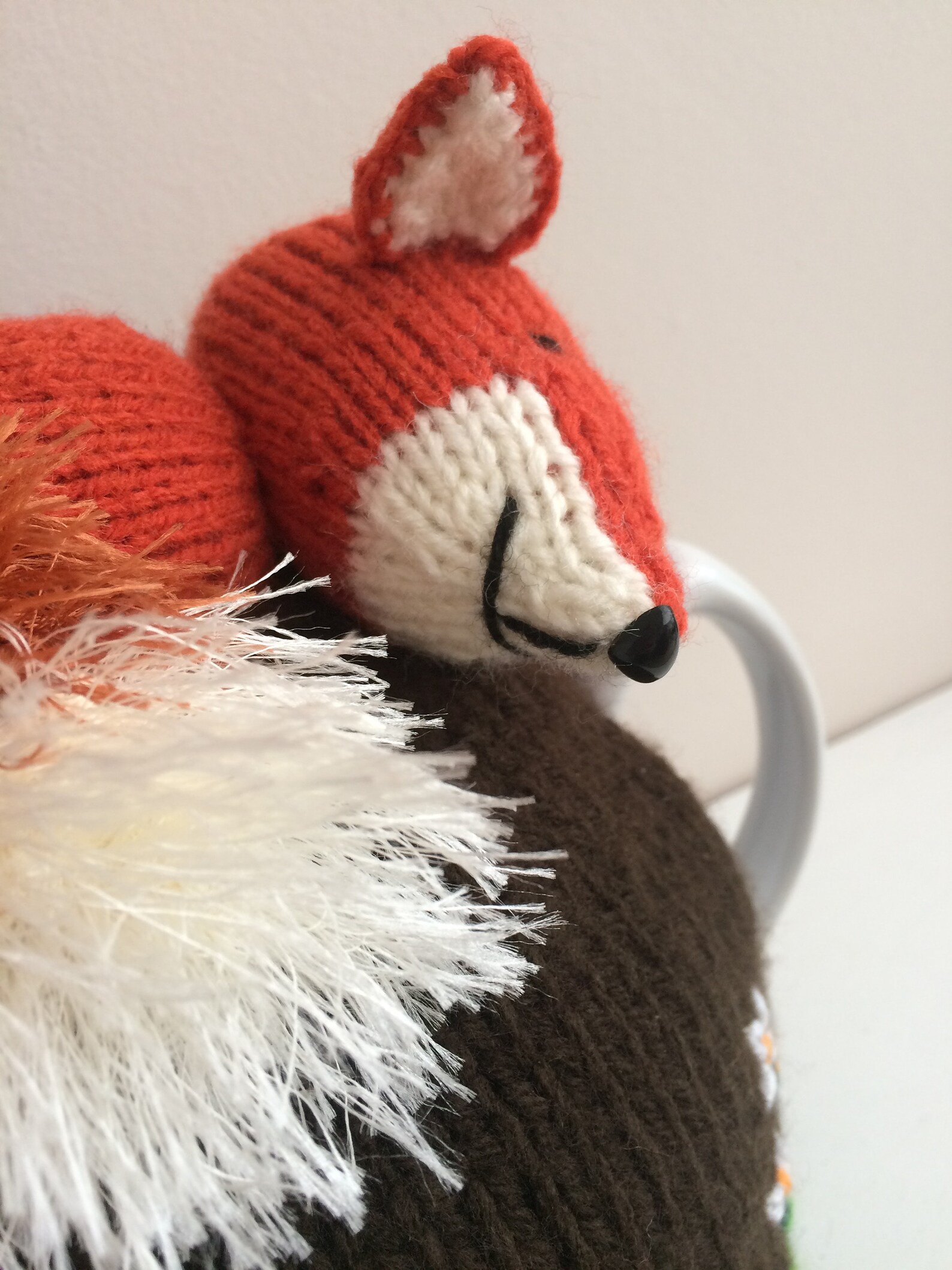 Knitting Pattern. PDF Digital Download. Sleeping Fox in the - Etsy