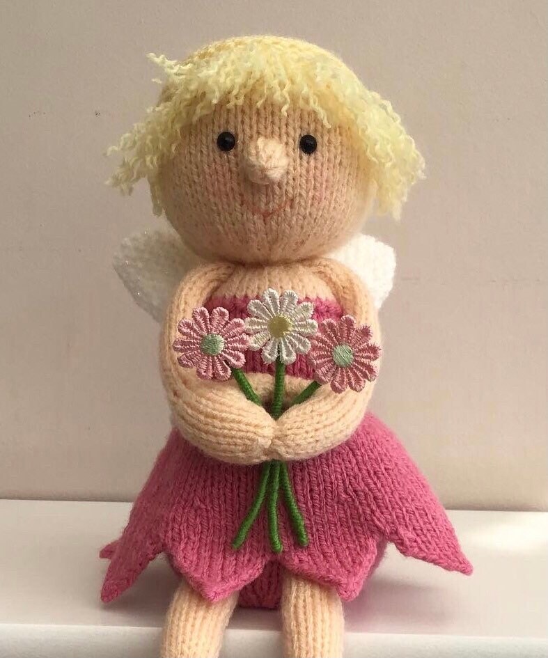 Knitting Pattern. PDF Digital Download. Lily the Flower Fairy - Etsy UK
