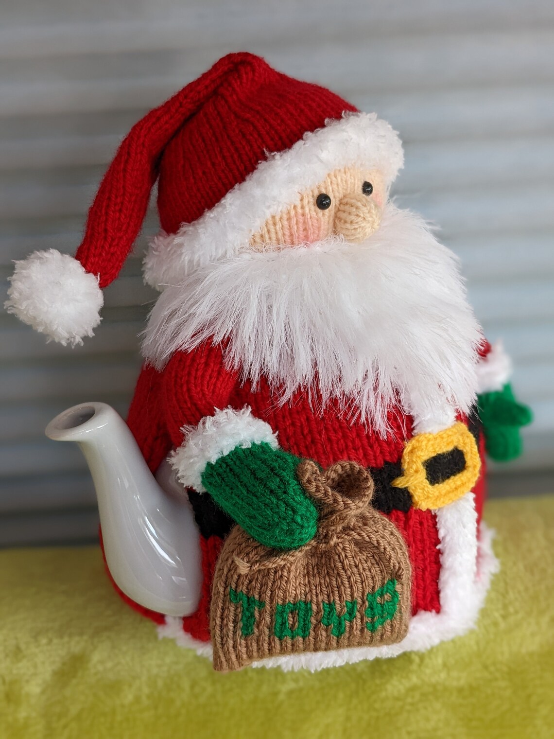Tea Cosy Knitting Pattern. PDF Digital Download. Santa Claus. Tea Cosy ...